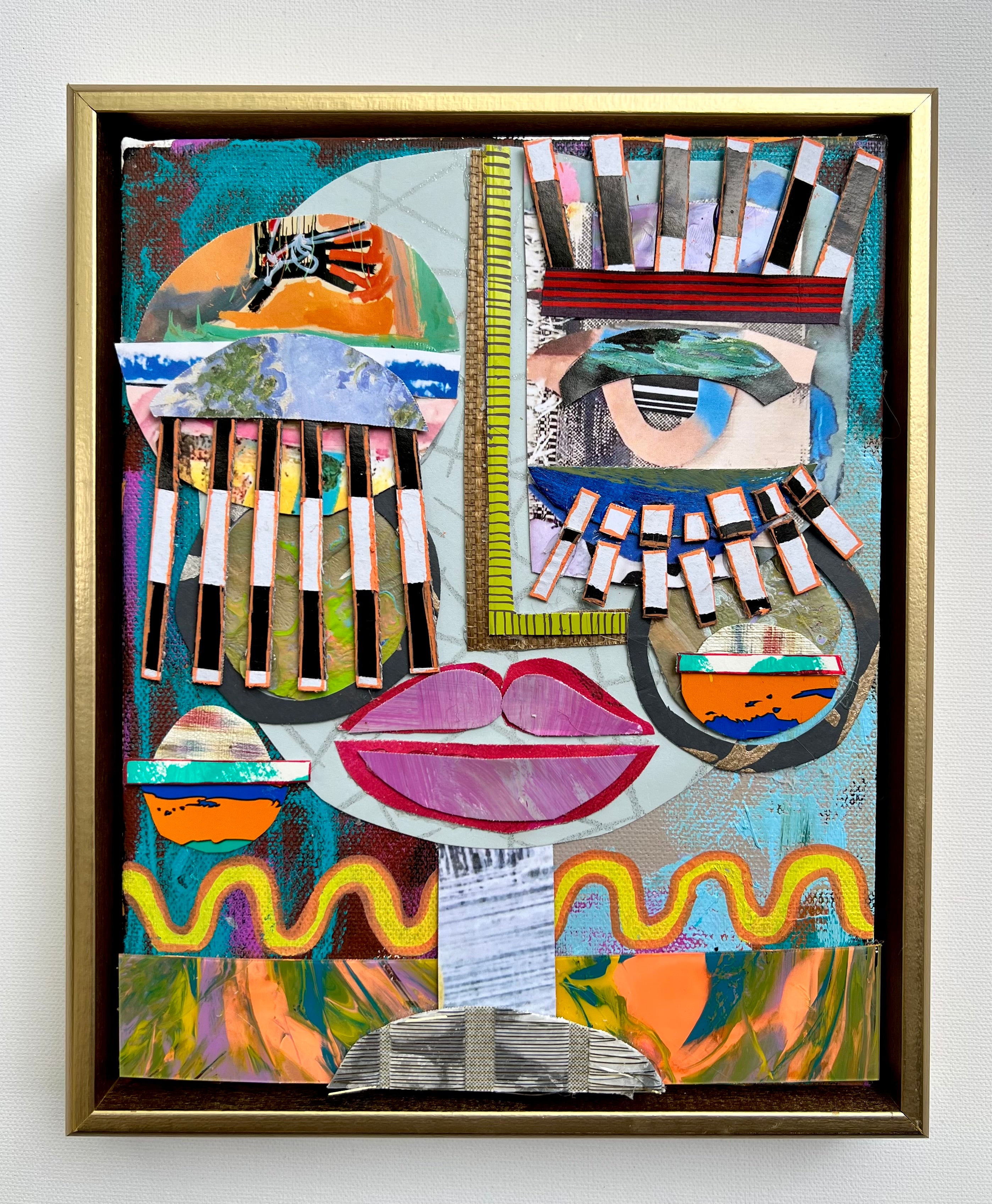 Esme | An original collage by Miles Purvis Daniel – The Miller Gallery