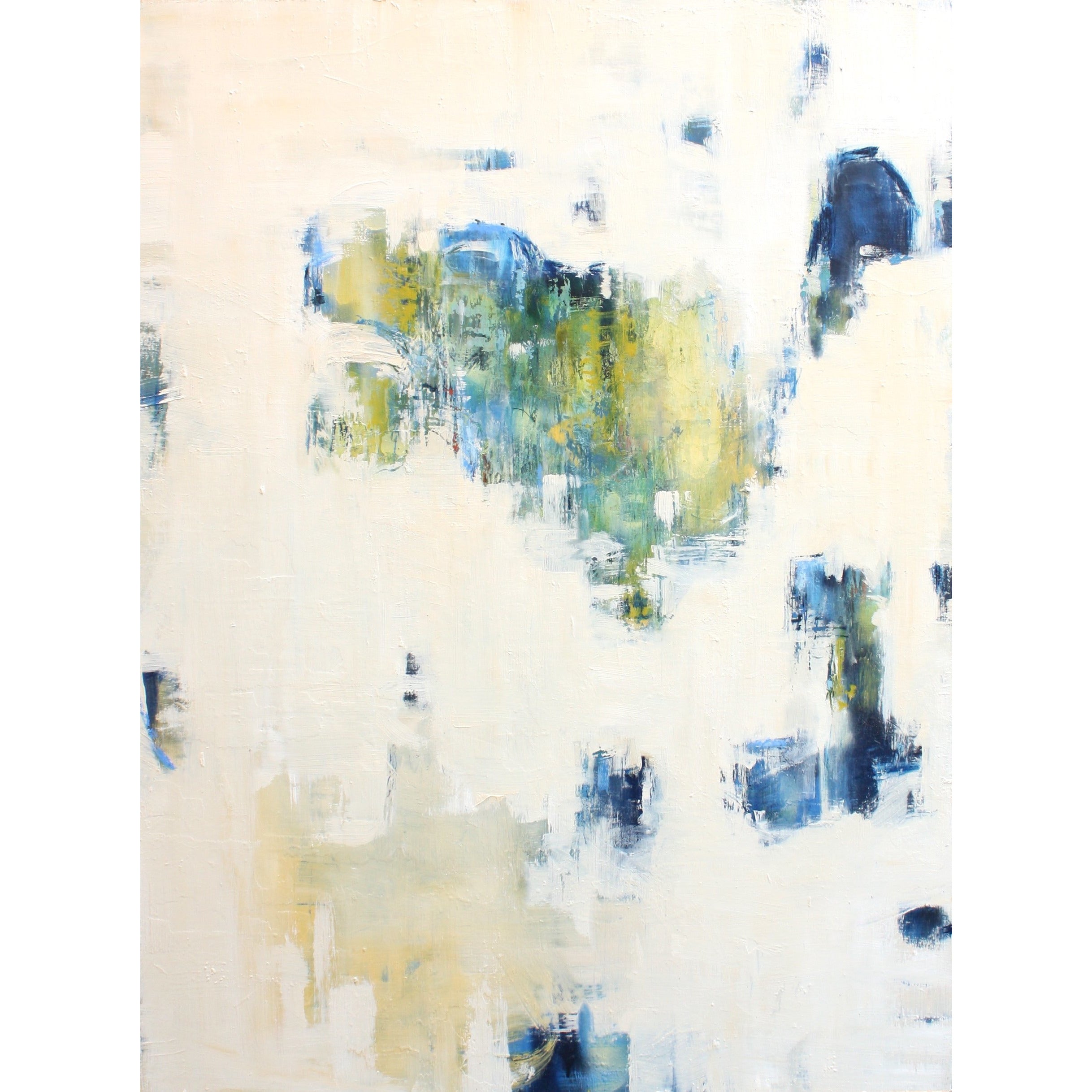 A Furtive Glance | 48" x 36" abstract oil painting by Dixie Purvis ...