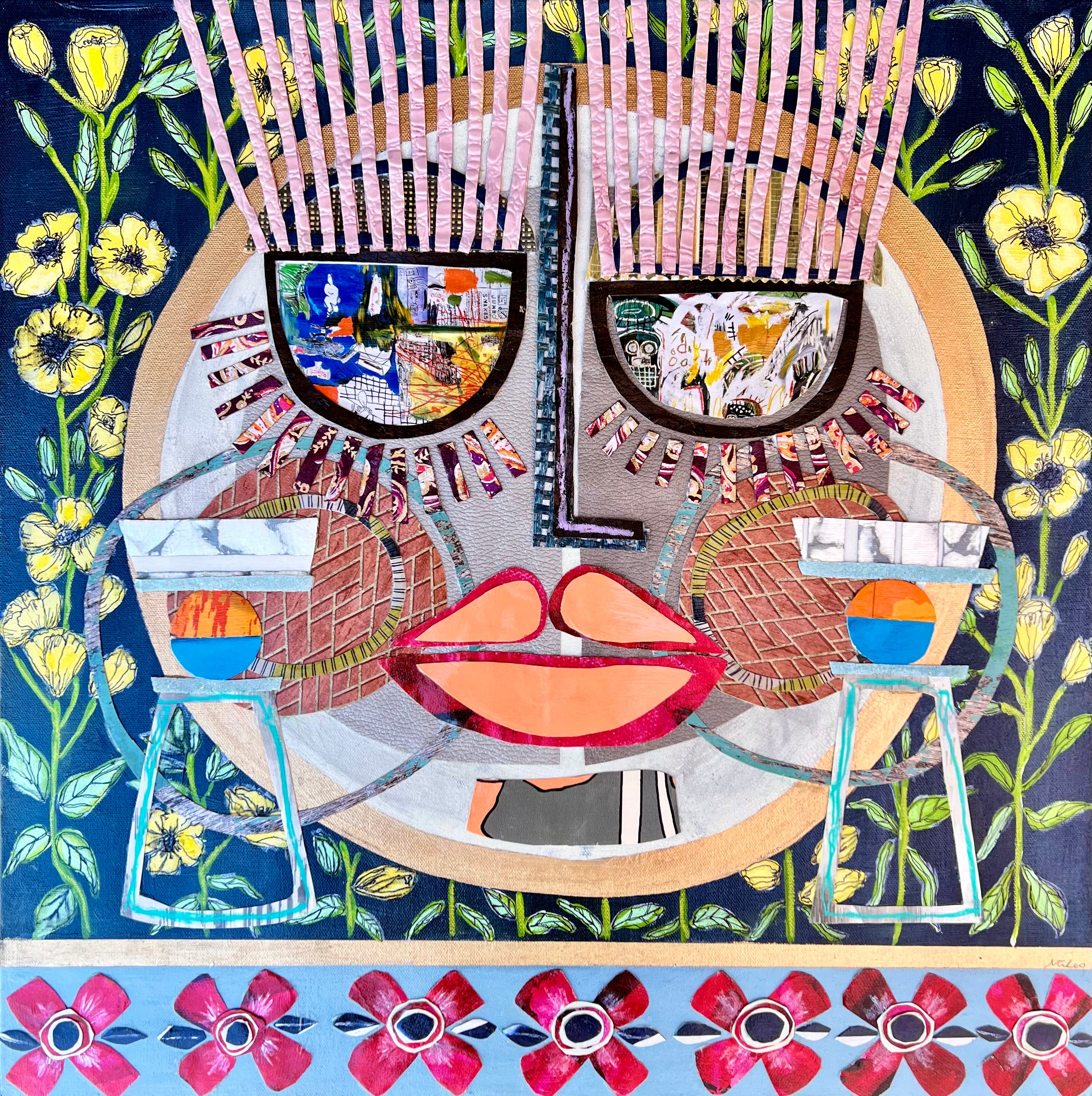 Moon River, collage by Miles Purvis – The Miller Gallery