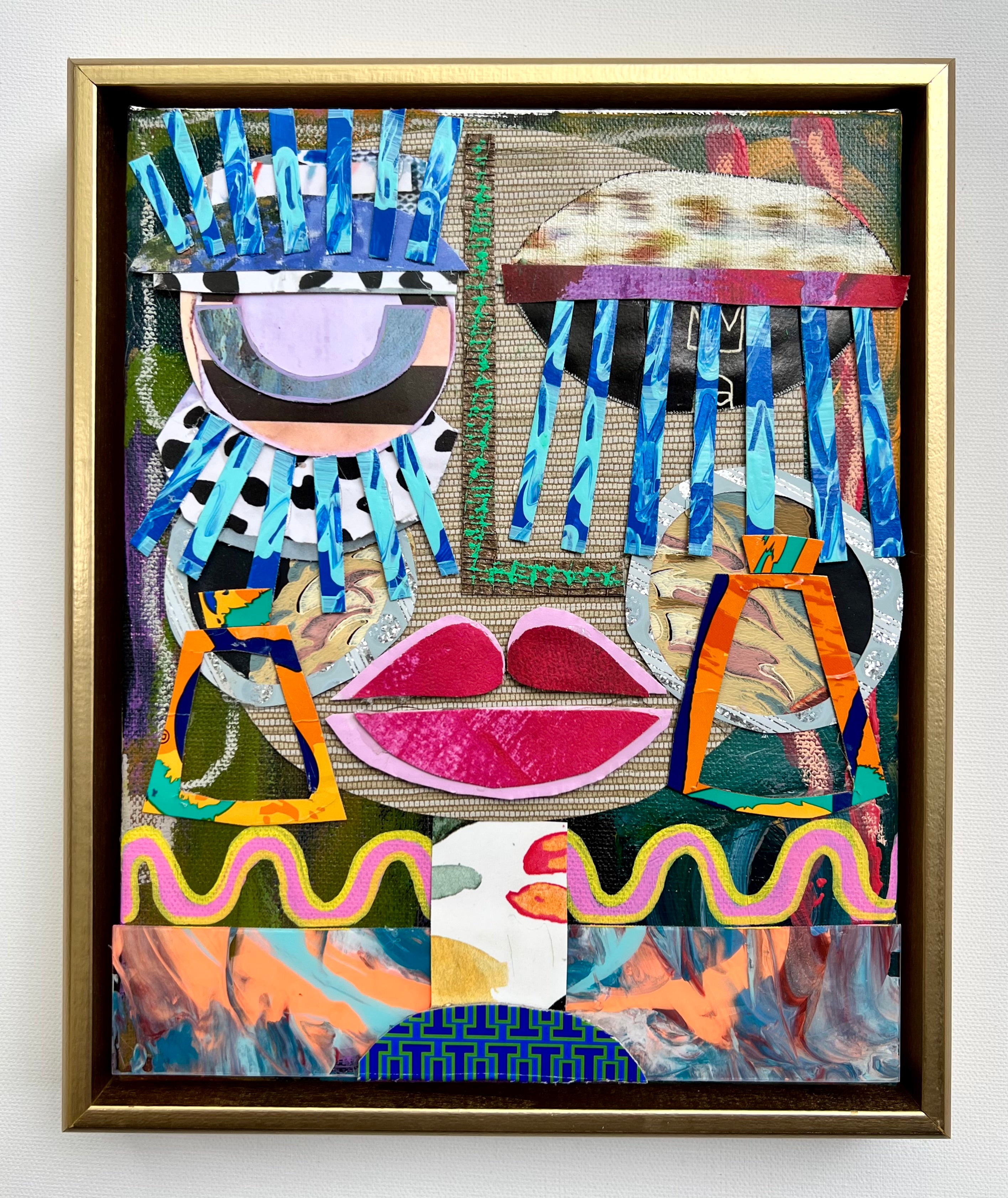 Rowena | An original collage by Miles Purvis Daniel – The Miller Gallery